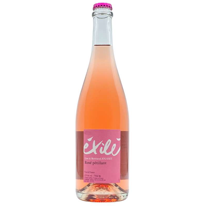 Domaine Jousset Exile Rose Petillant Naturel 2021 (Preservative Free ...